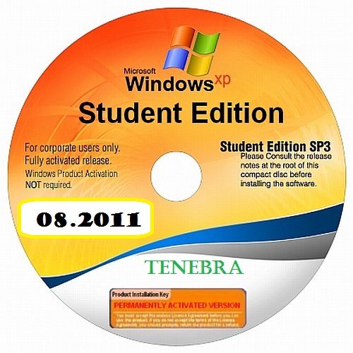 Microsoft Windows XP SP3 Corporate Student Edition August 2011- DuDeUk ...